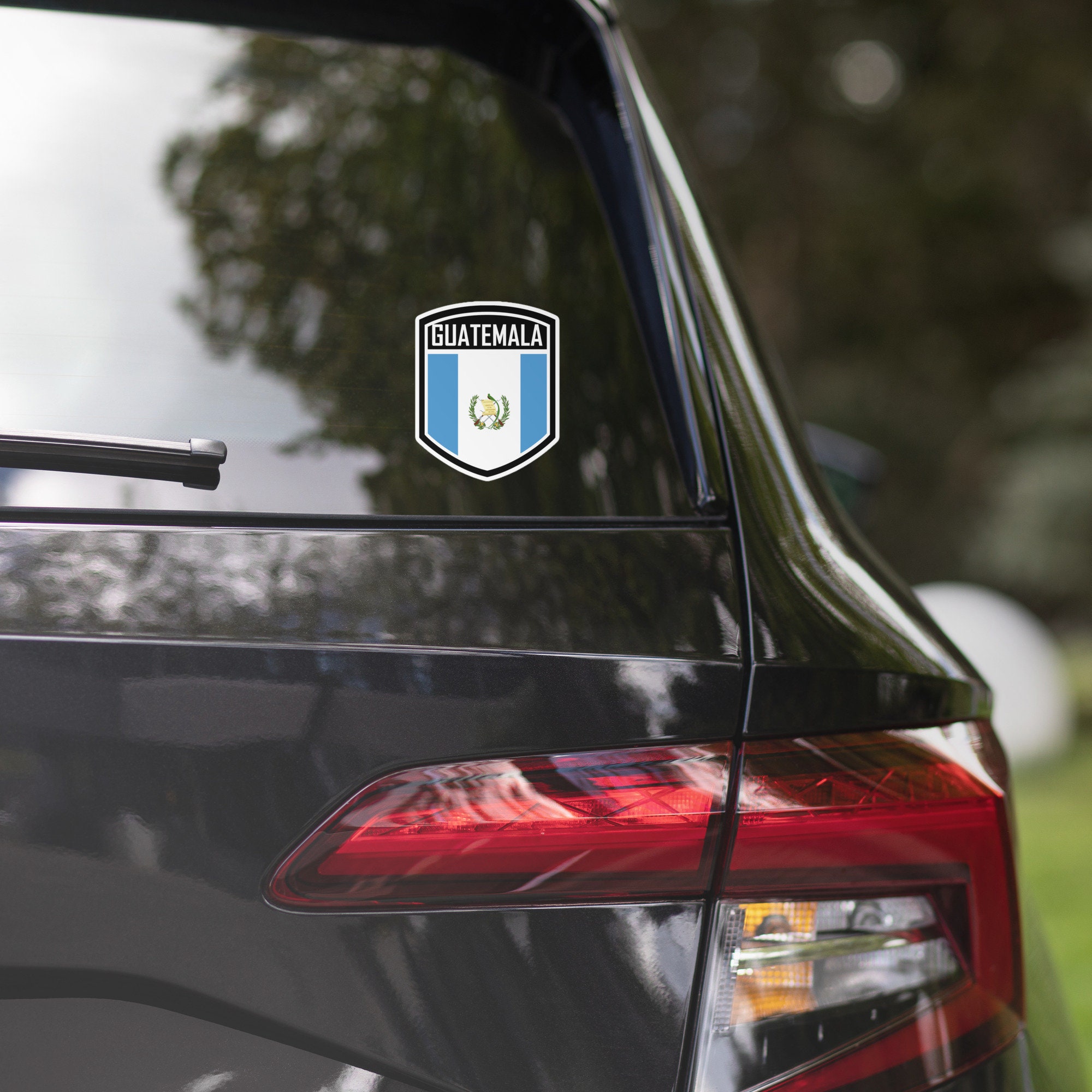 Guatemala Flag Emblem Stickers Show Your Guatemalan Pride With Style - Etsy