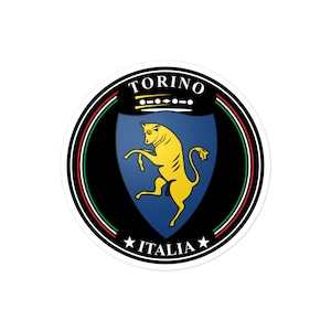 Torino Italy Coat of Arms Stickers - Etsy