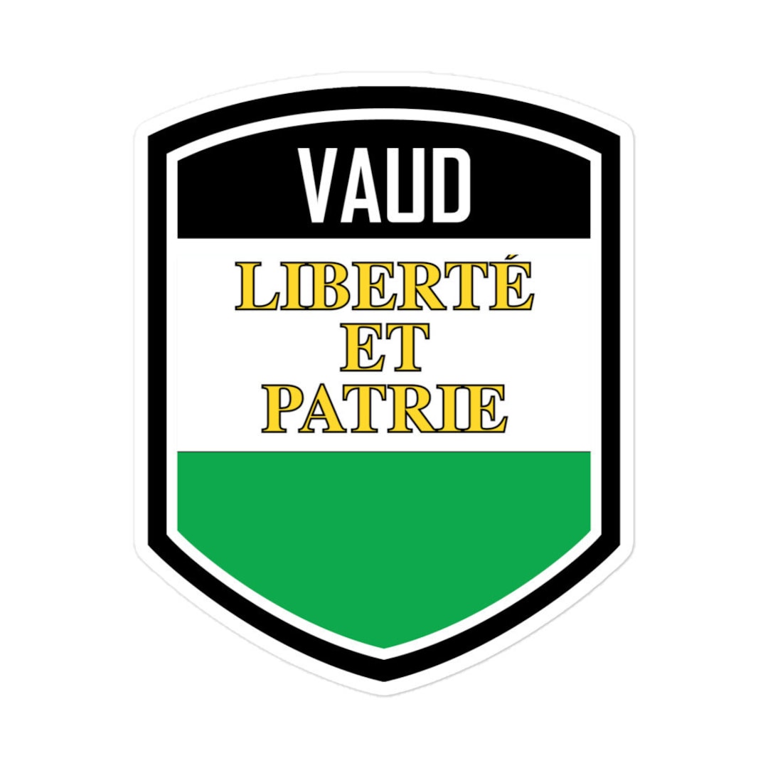 Canton of Vaud Switzerland Flag Emblem Vinyl Stickers - Etsy