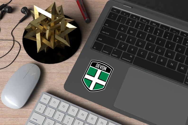 Devon County England Flag Emblem Stickers - Etsy