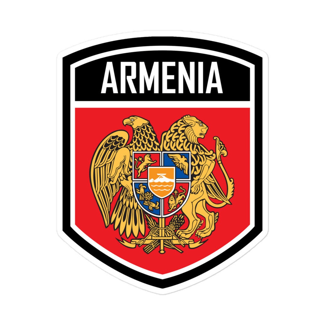 Armenia Coat of Arms Emblem Stickers - Etsy