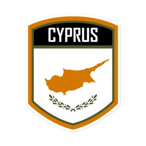 Cyprus Flag Emblem Stickers - Etsy