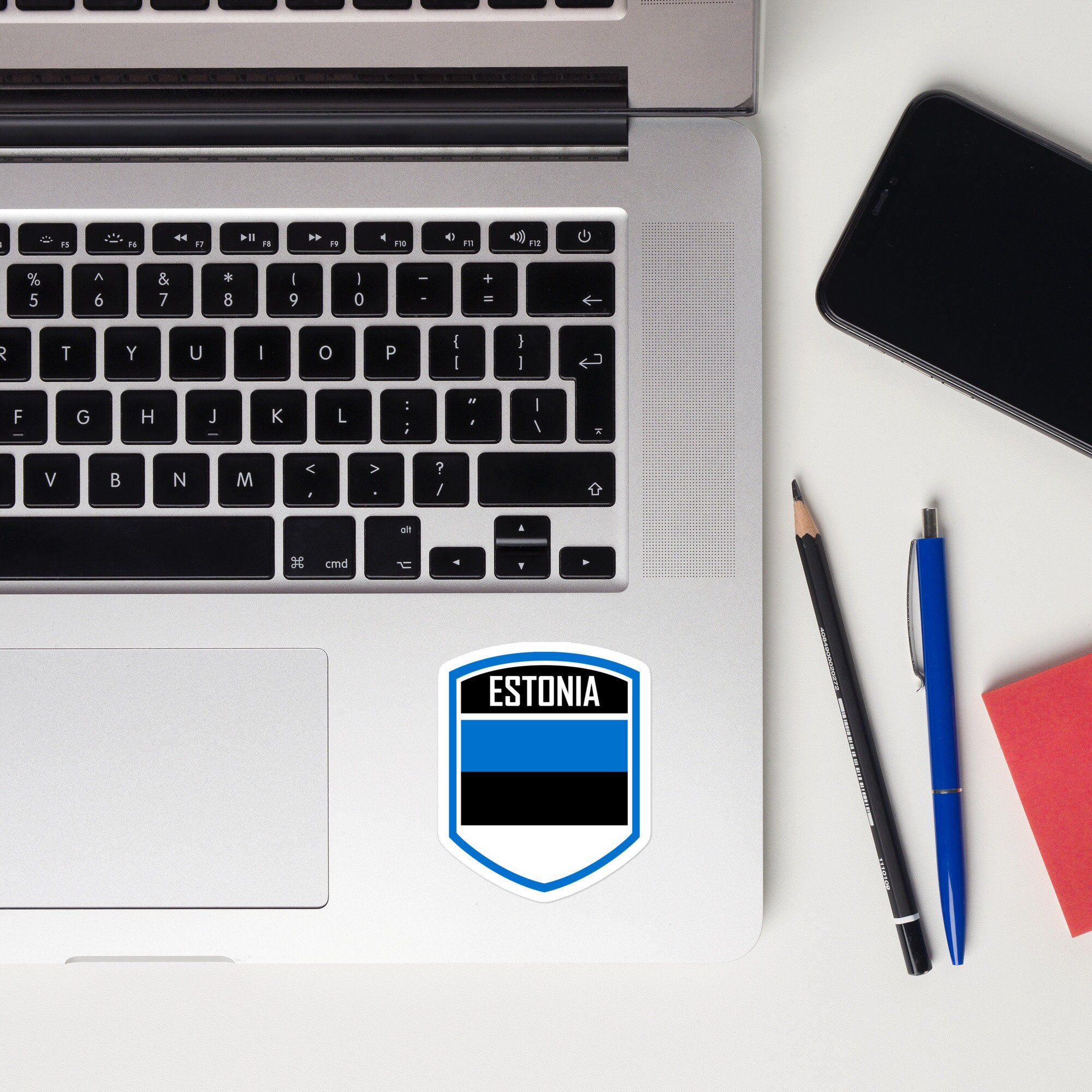 Estonia Flag Emblem Stickers - Share Your Estonian Heritage With ...
