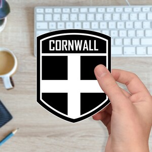 Cornwall County England Flag Emblem Stickers - Etsy