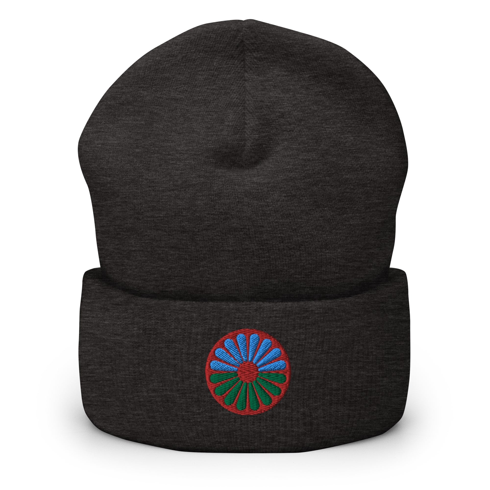 Romani Wheel Official Romani Flag Cuffed Beanie - Etsy