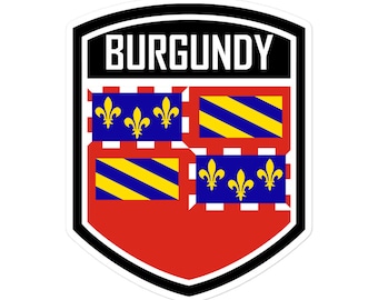 Normandy France Flag Emblem Stickers | Etsy