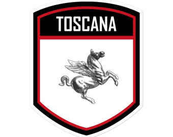 Toscana Flag Sticker - Etsy