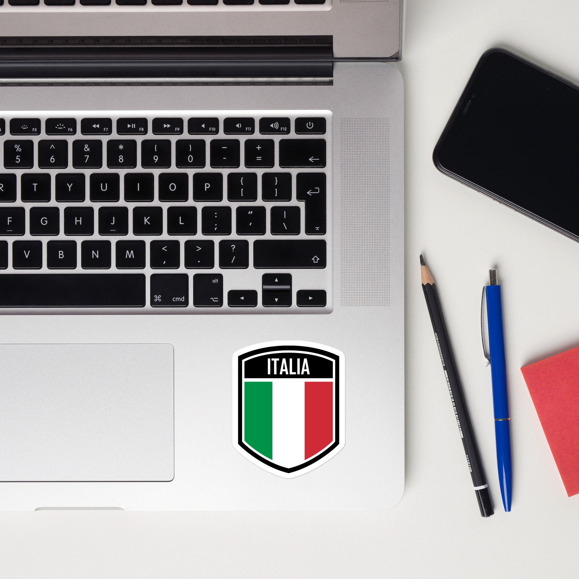 Italy Flag Vinyl Sticker - Showcase Your Love With Durable, High ...