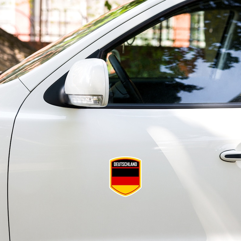 Show Your German Pride With Germany Flag Emblem Stickers - Etsy