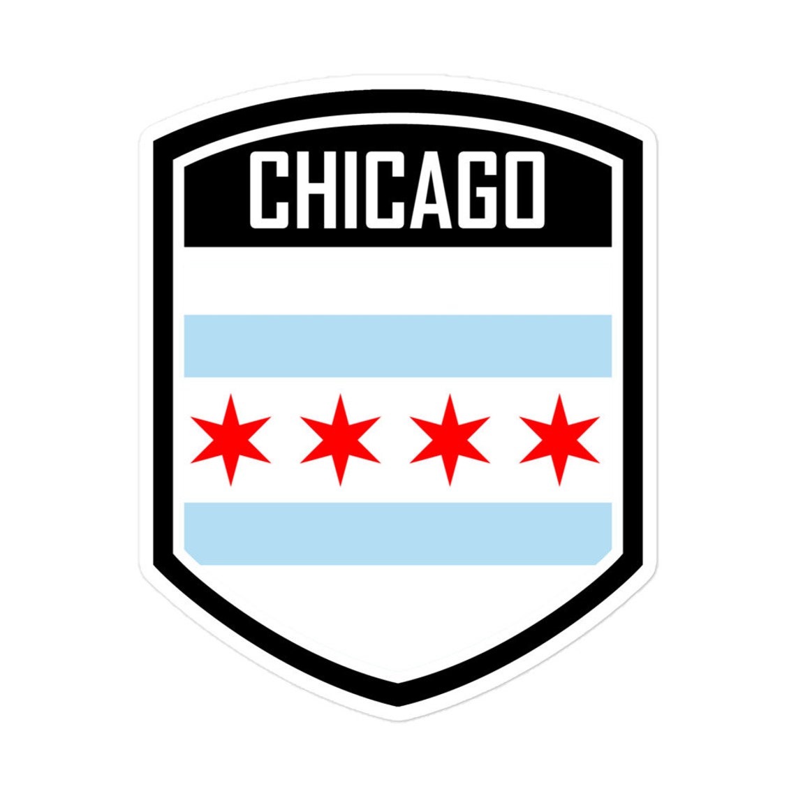 Add Some Chicago Style to Your Belongings With Chicago Flag - Etsy