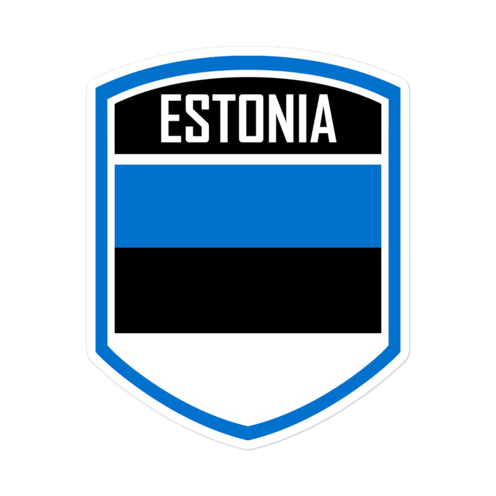 Estonia Flag Emblem Stickers - Share Your Estonian Heritage With ...