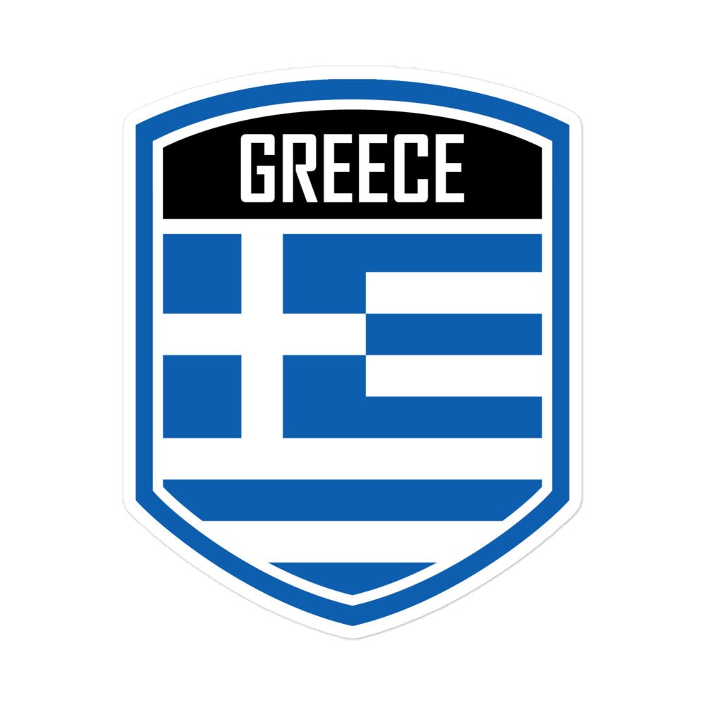 Greece Flag Emblem Stickers - Add Some Greek Spirit to Your World! - Etsy