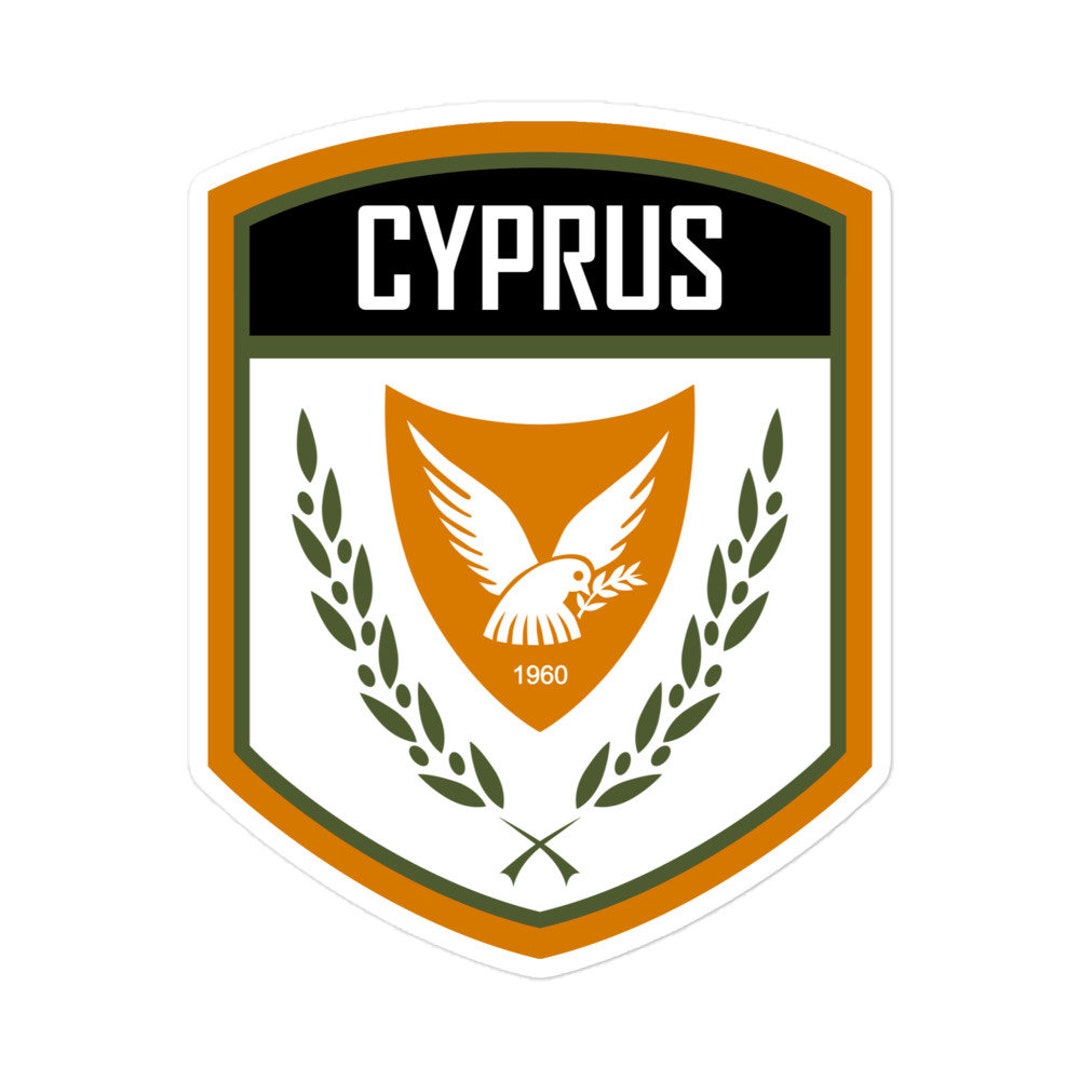 Cyprus Coat of Arms Emblem Stickers - Etsy