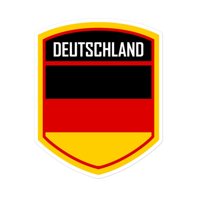 Show Your German Pride With Germany Flag Emblem Stickers - Etsy