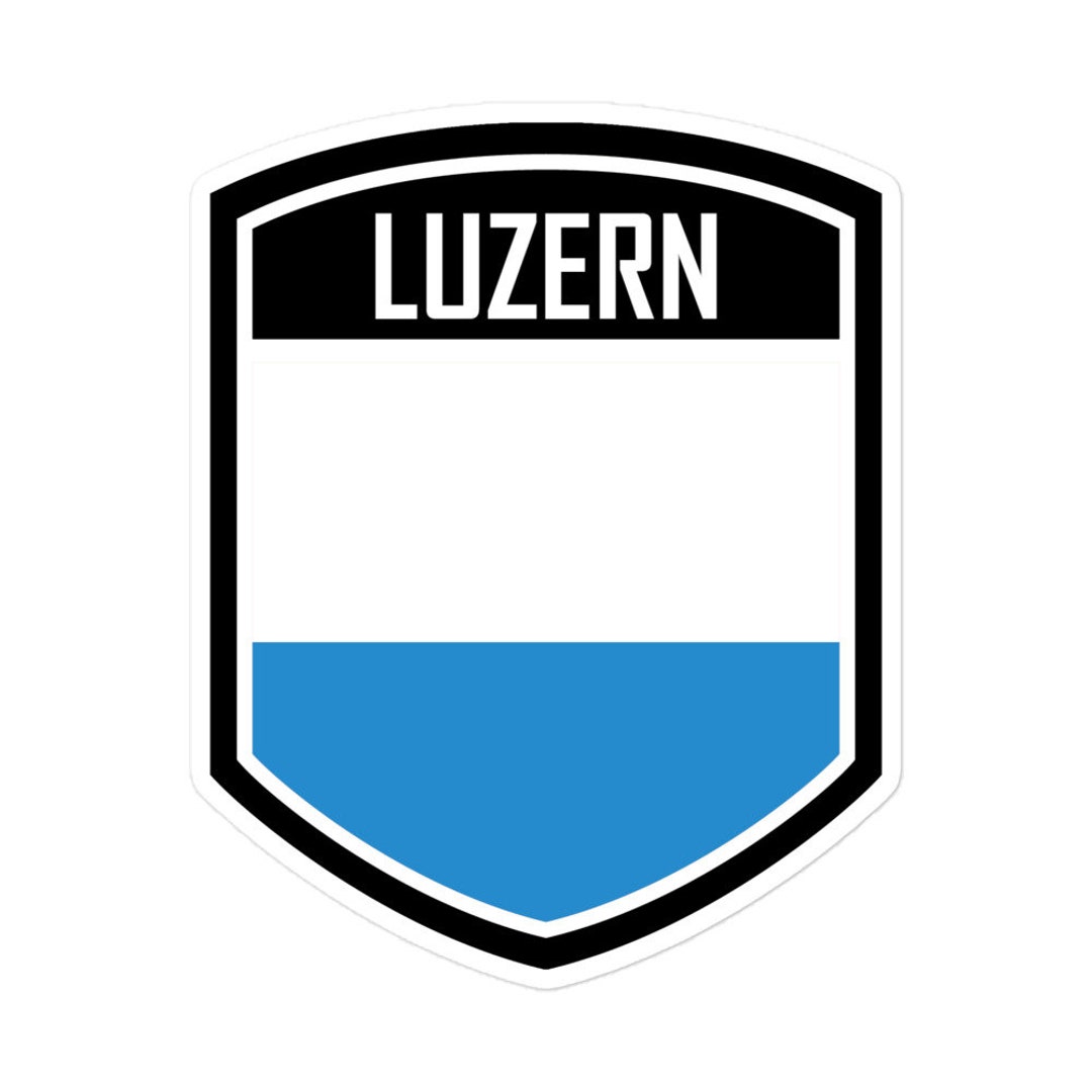 Canton of Lucerne, Switzerland Flag Emblem Vinyl Stickers - Etsy