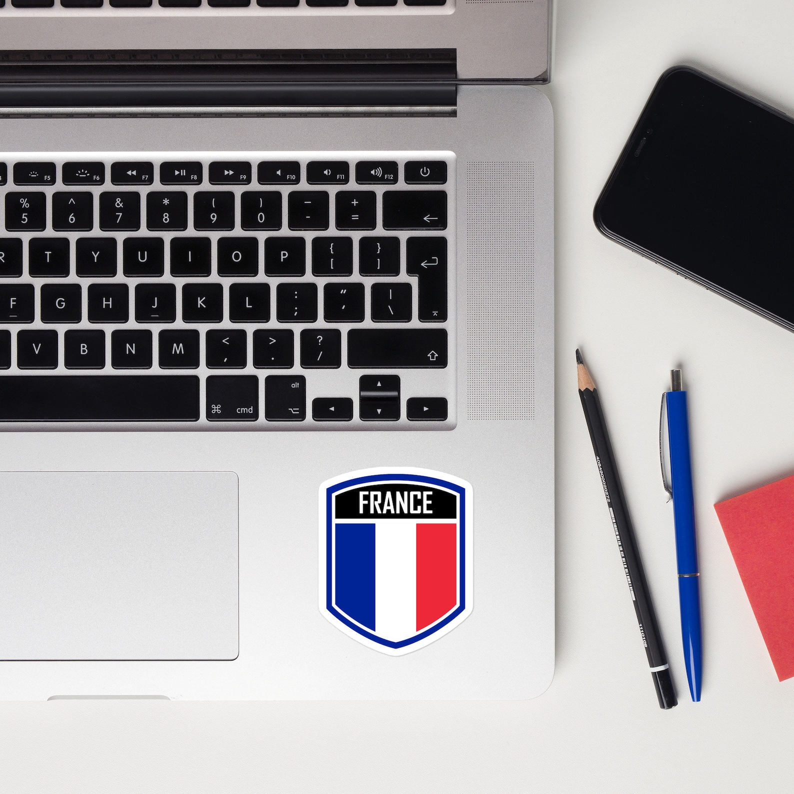 France Flag Emblem Vinyl Stickers Available in 3 Sizes - Etsy