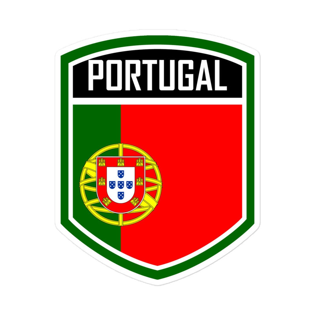 Portugal Flag Emblem Stickers - High-quality Vinyl, Multiple Sizes ...