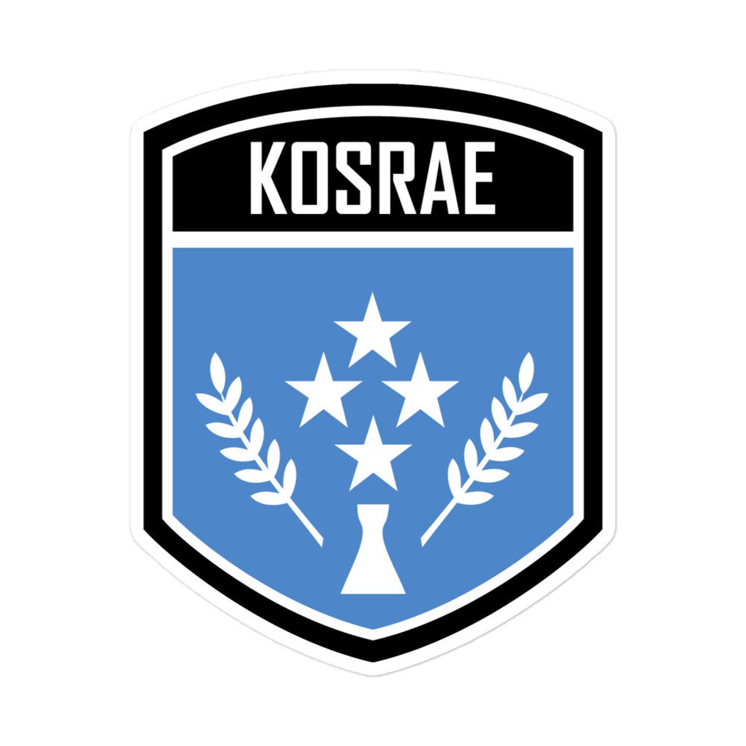 Kosrae State Flag Emblem Stickers - Etsy