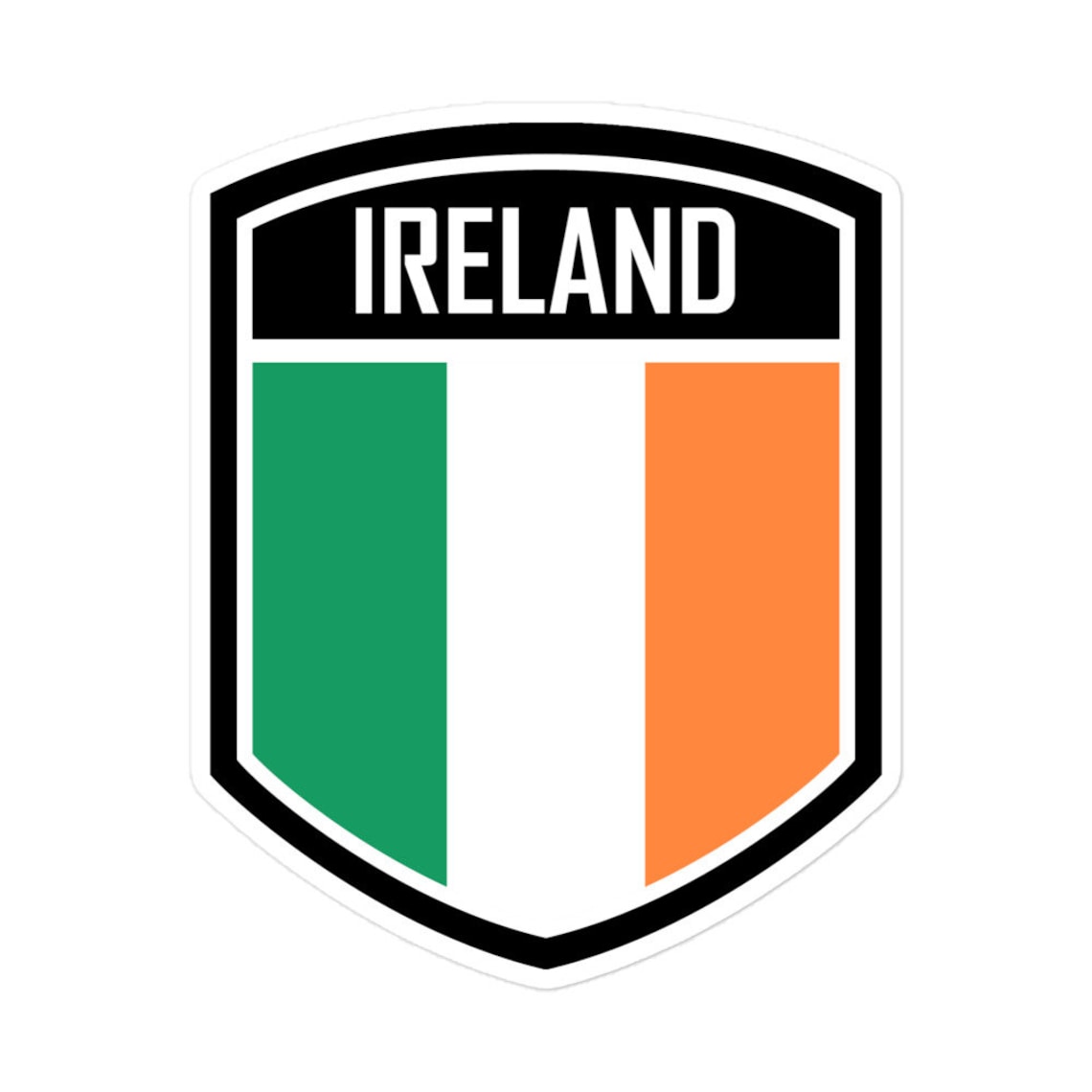 Show Your Irish Pride With Ireland Flag Emblem Stickers: Add a Touch of ...