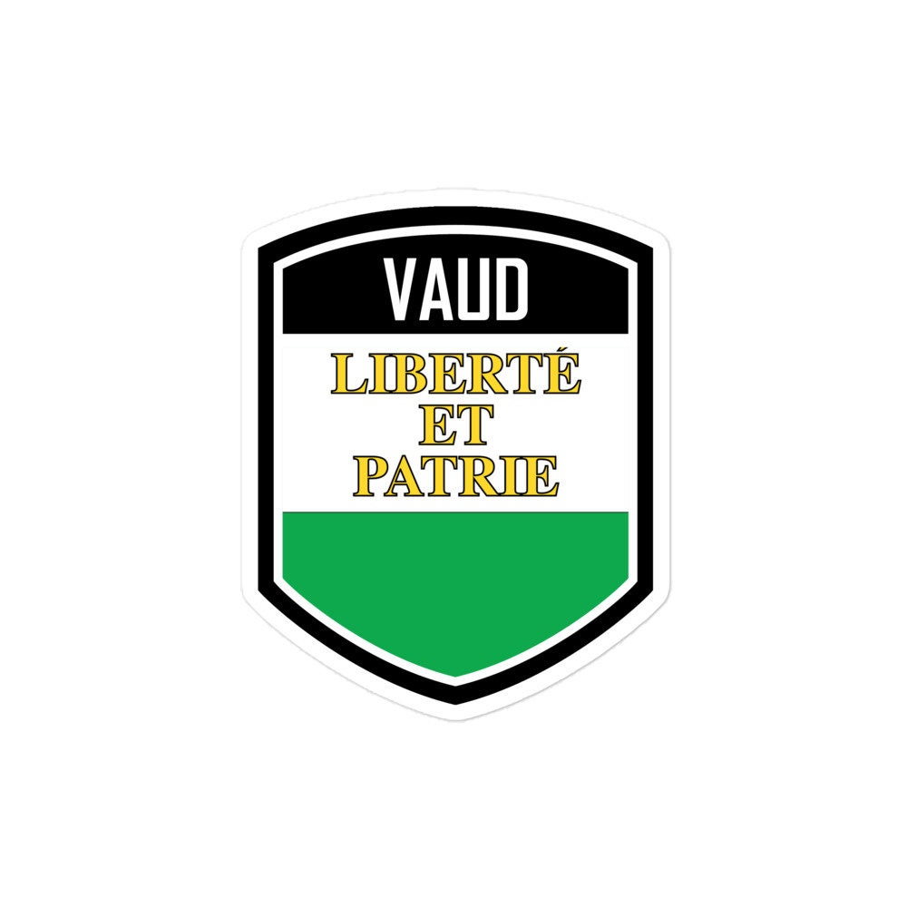 Canton of Vaud Switzerland Flag Emblem Stickers - Etsy