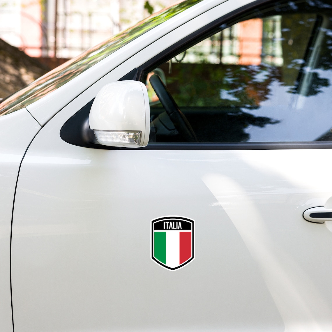 Italy Flag Vinyl Sticker Showcase Your Love With Durable, High-quality ...