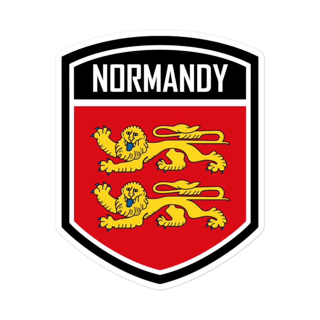 Normandy France Flag Emblem Stickers | Show Your Love for Normandy - Etsy