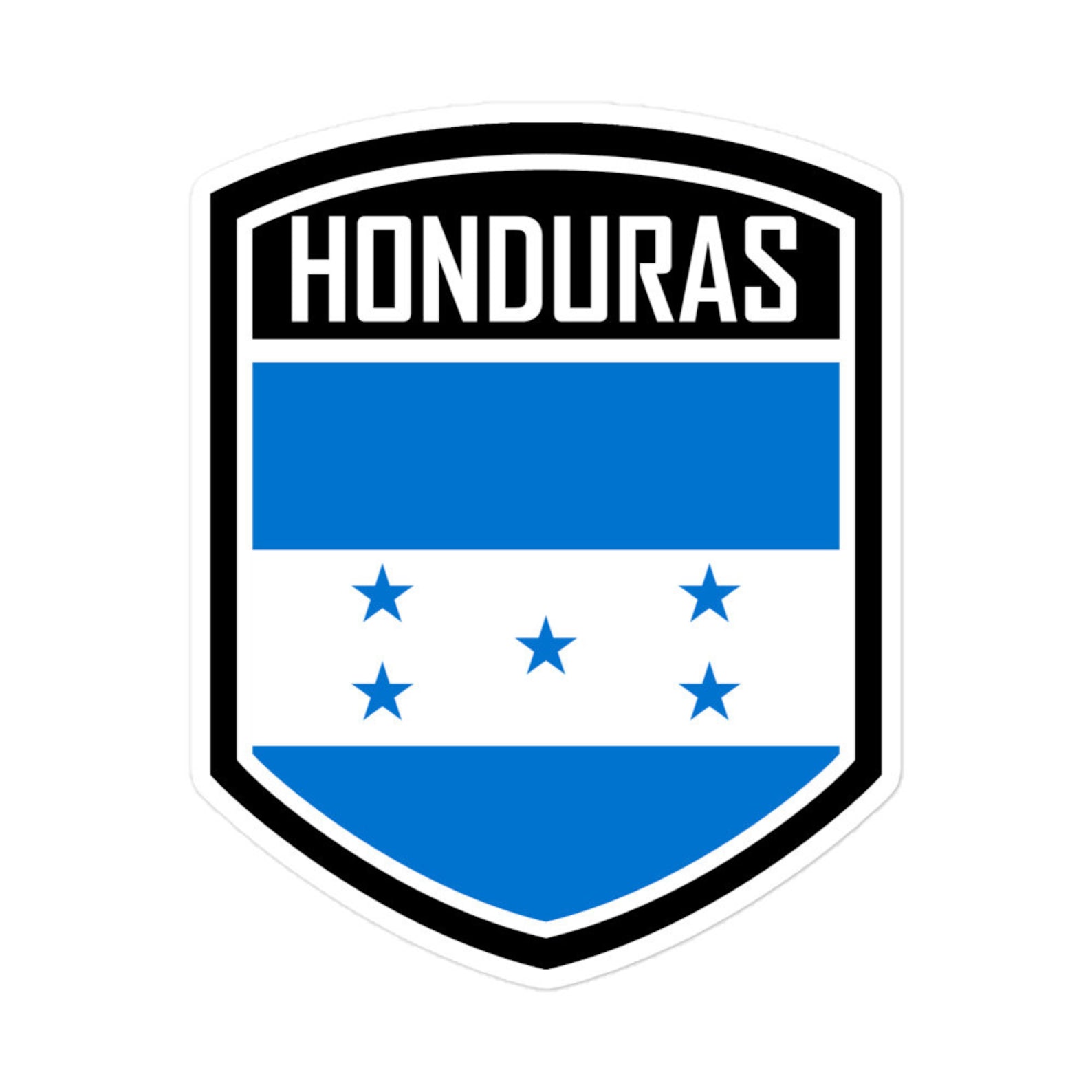Honduras Flag Emblem Vinyl Stickers - Durable and High-quality - Etsy