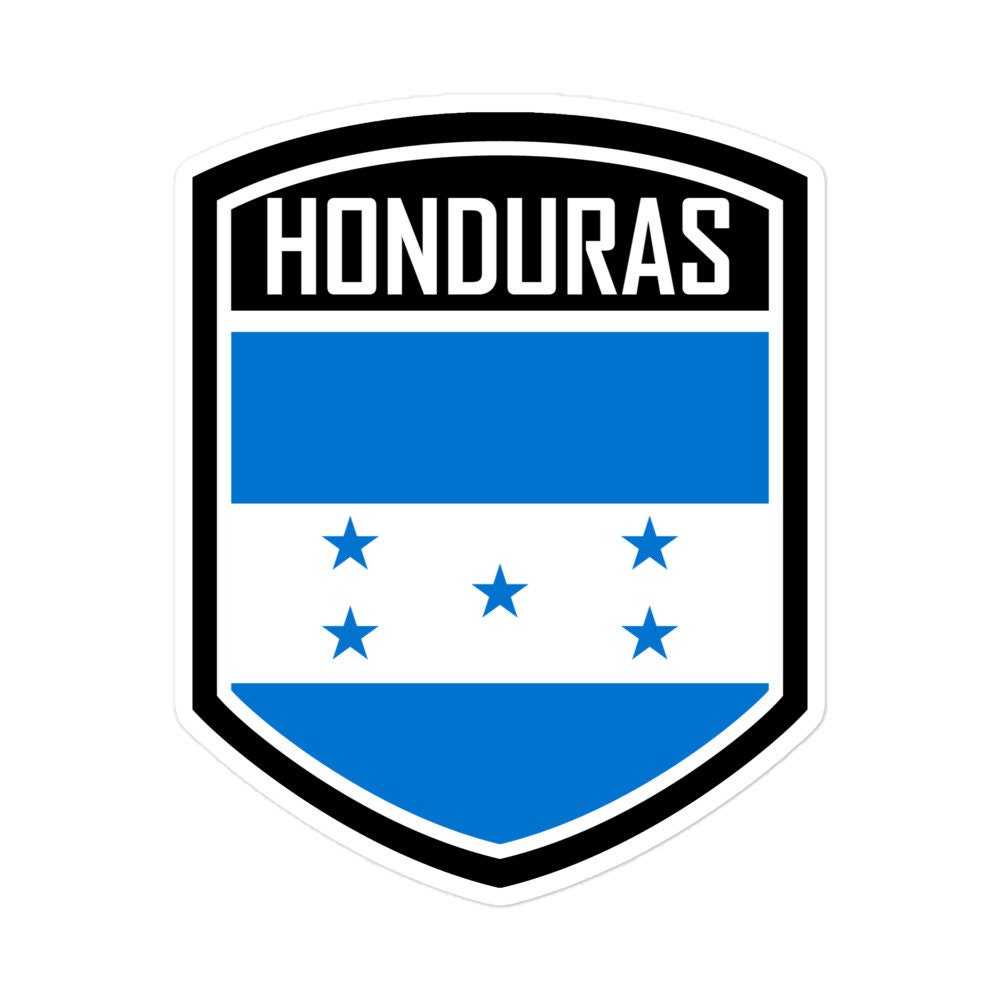 Honduras Flag Emblem Vinyl Stickers - Durable and High-quality - Etsy