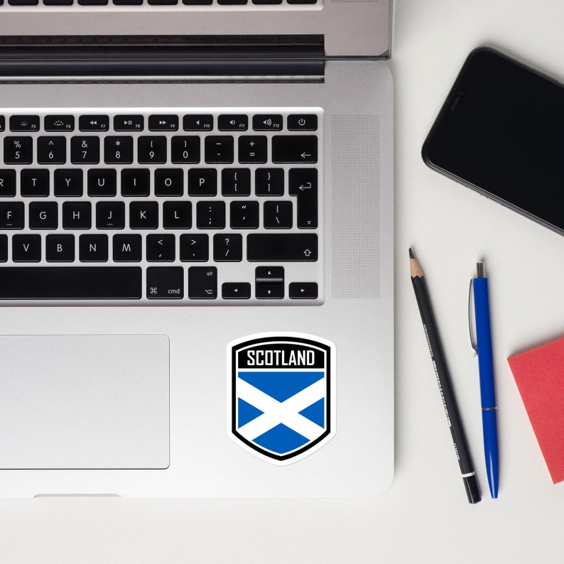 Scotland Flag Emblem Stickers - Scottish Pride, Heritage, and Tradition ...