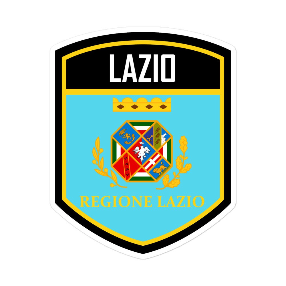 Lazio Italy Flag Emblem Sticker | Lazio Italia Vinyl Stickers Available ...