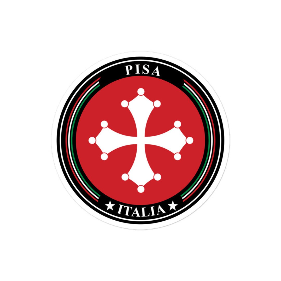Pisa Italy Flag Stickers - Etsy