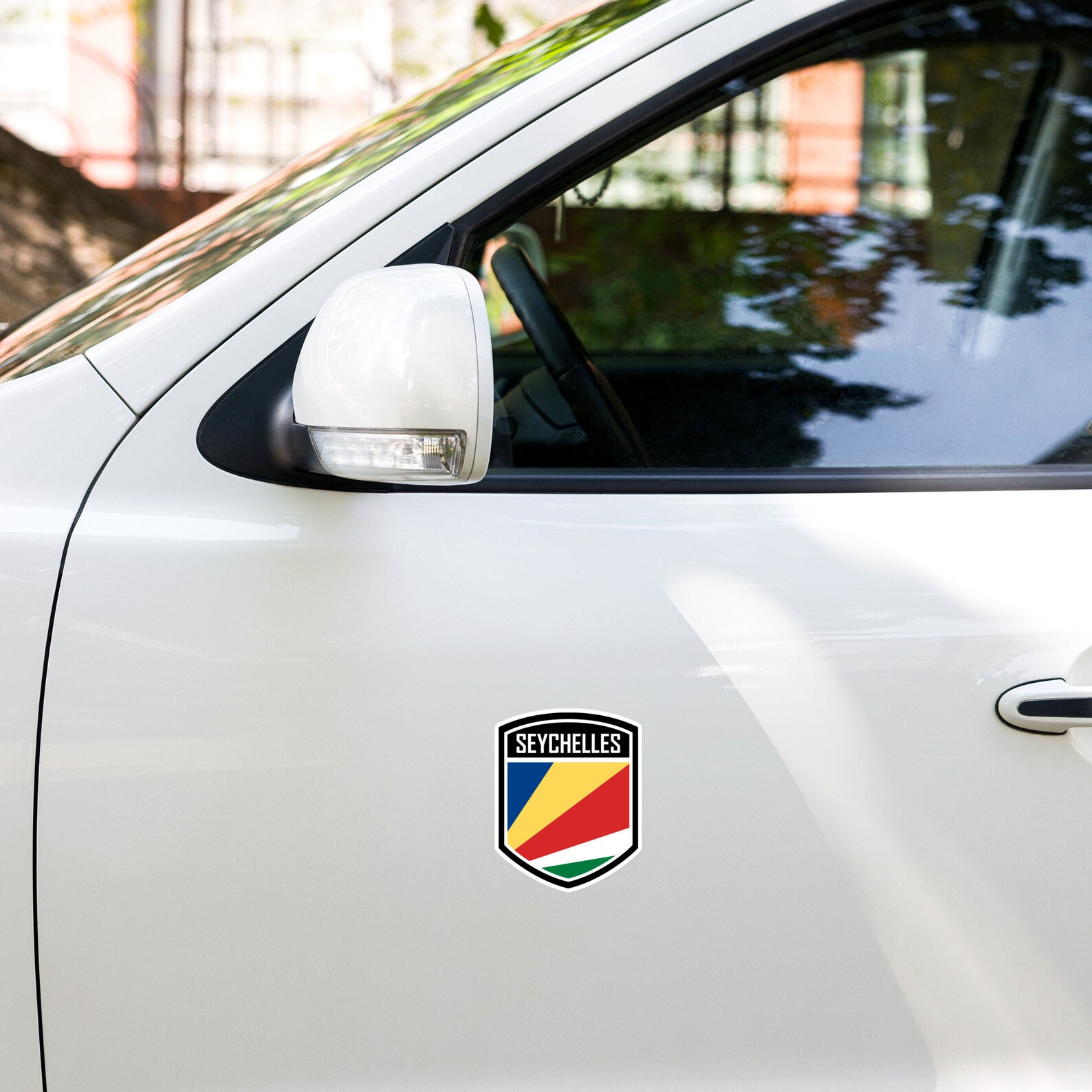 Seychelles Flag Emblem Stickers - Etsy