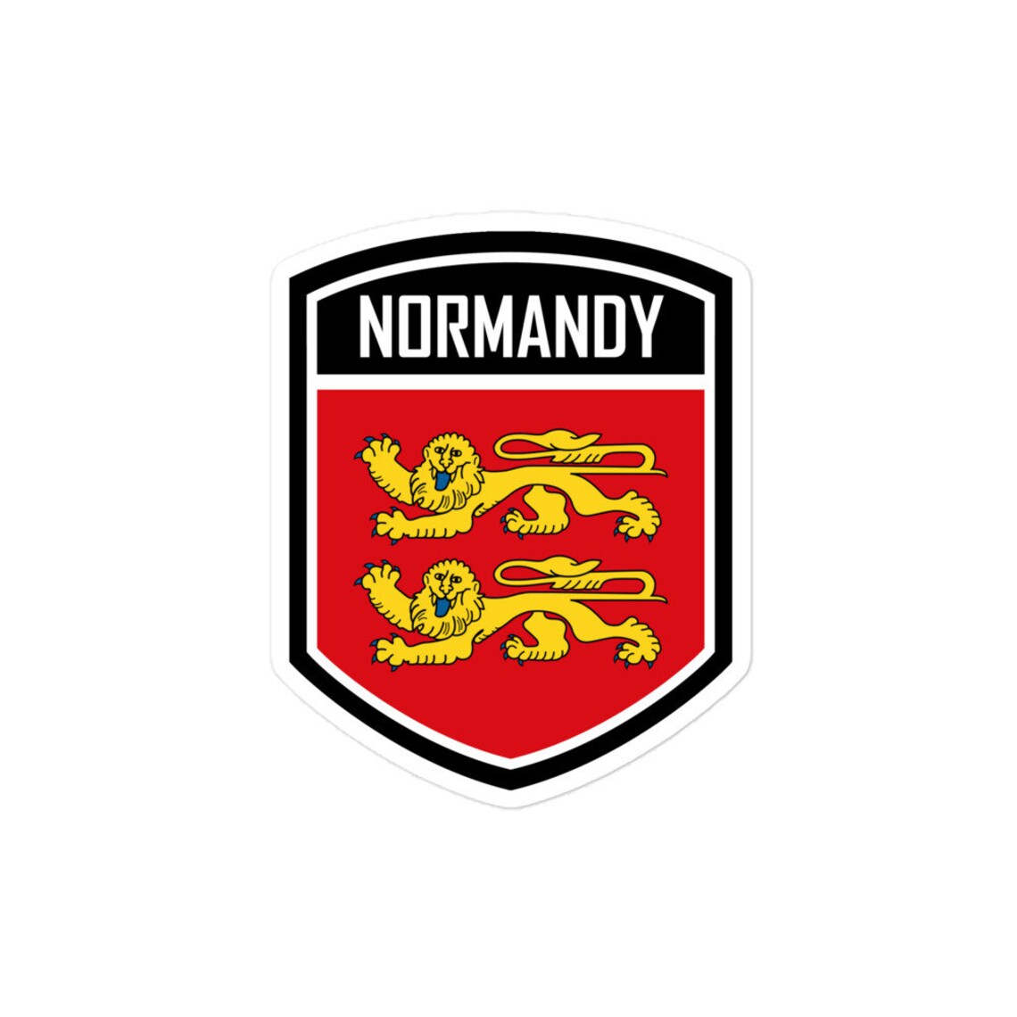 Normandy France Flag Emblem Stickers - Etsy