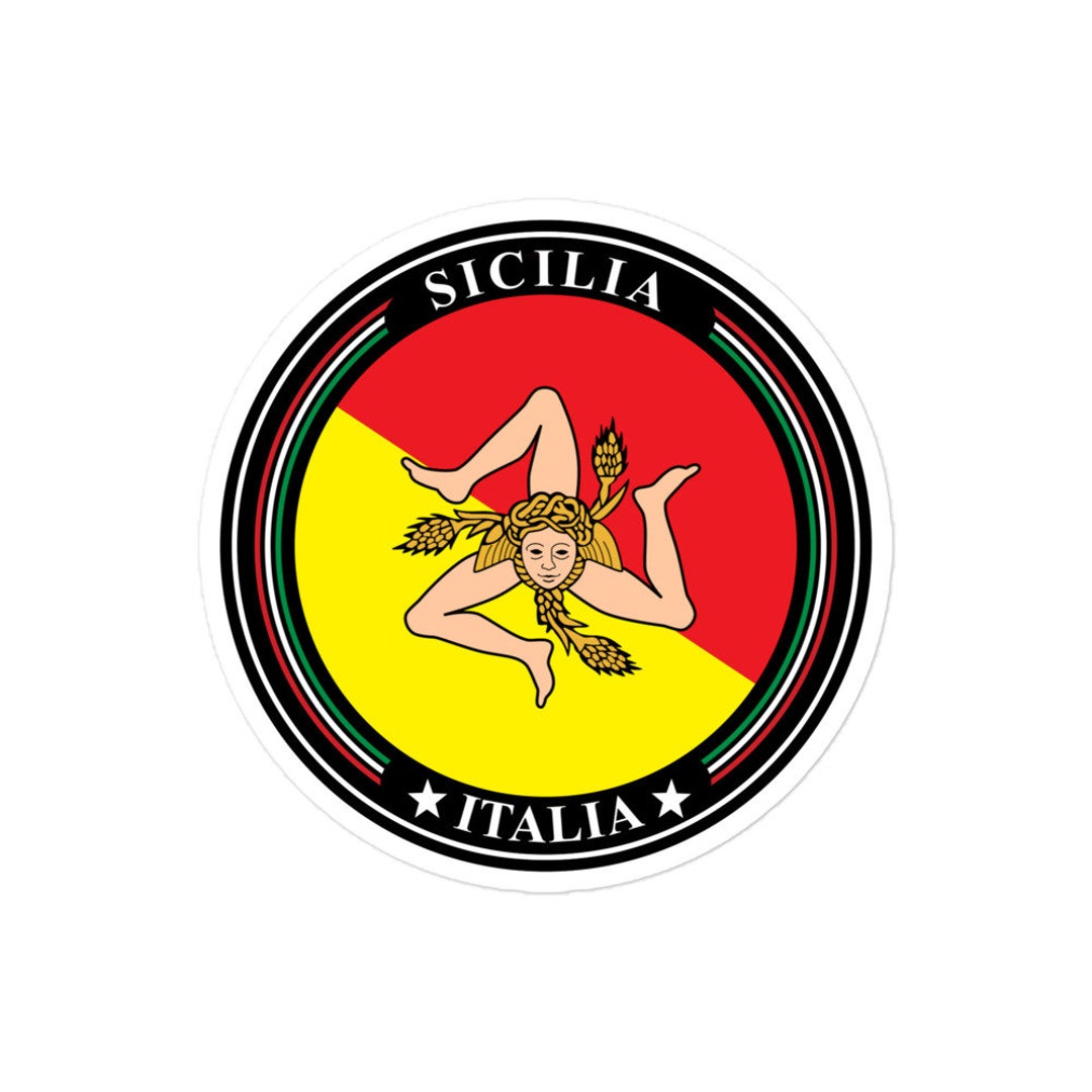 Sicilia Italy Flag Stickers - Show Your Sicilian Pride With Quality ...