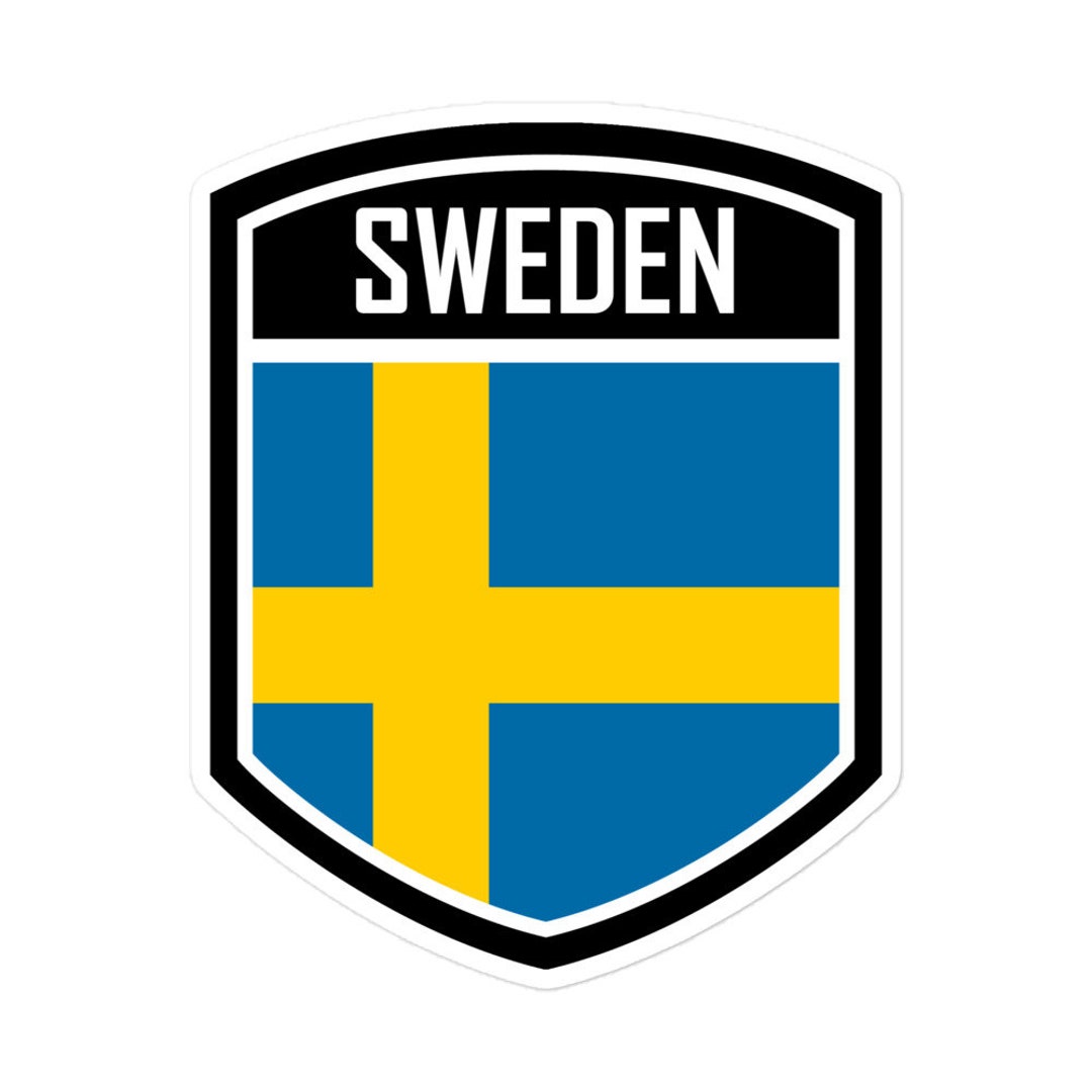 Sweden Flag Emblem Stickers - Personalize With Pride in Every Detail ...