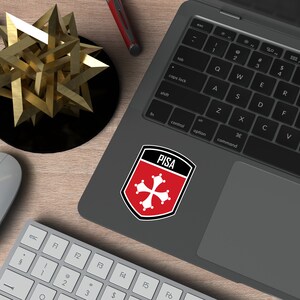 City of Pisa Italy Flag Emblem Stickers - Etsy