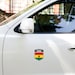 Ghana Flag Emblem Stickers Show Your Ghanaian Pride With Style - Etsy