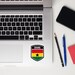 Ghana Flag Emblem Stickers - Show Your Ghanaian Pride With Style - Etsy