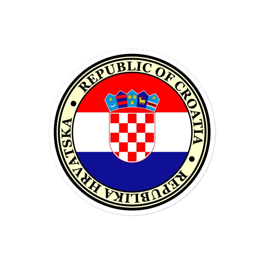 Croatia Flag Stamp Stickers - Vibrant and Durable Decals to Showcase ...