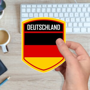 Show Your German Pride With Germany Flag Emblem Stickers - Etsy