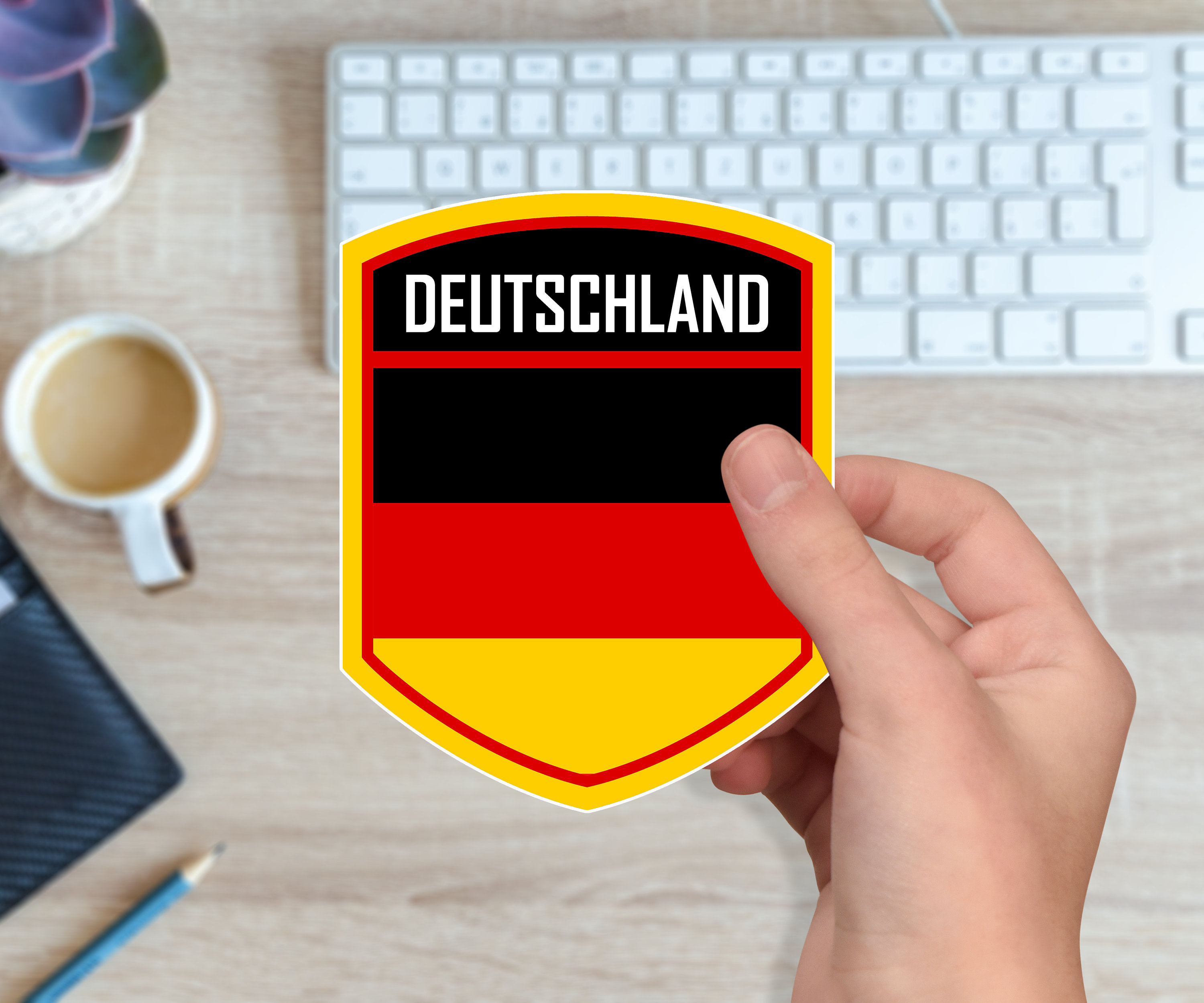Show Your German Pride With Germany Flag Emblem Stickers - Etsy