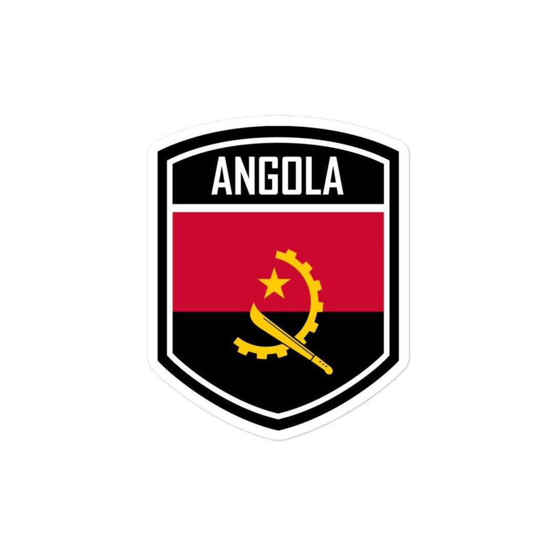 Angola Flag Emblem Stickers - High-quality Vinyl Decals for Cars ...