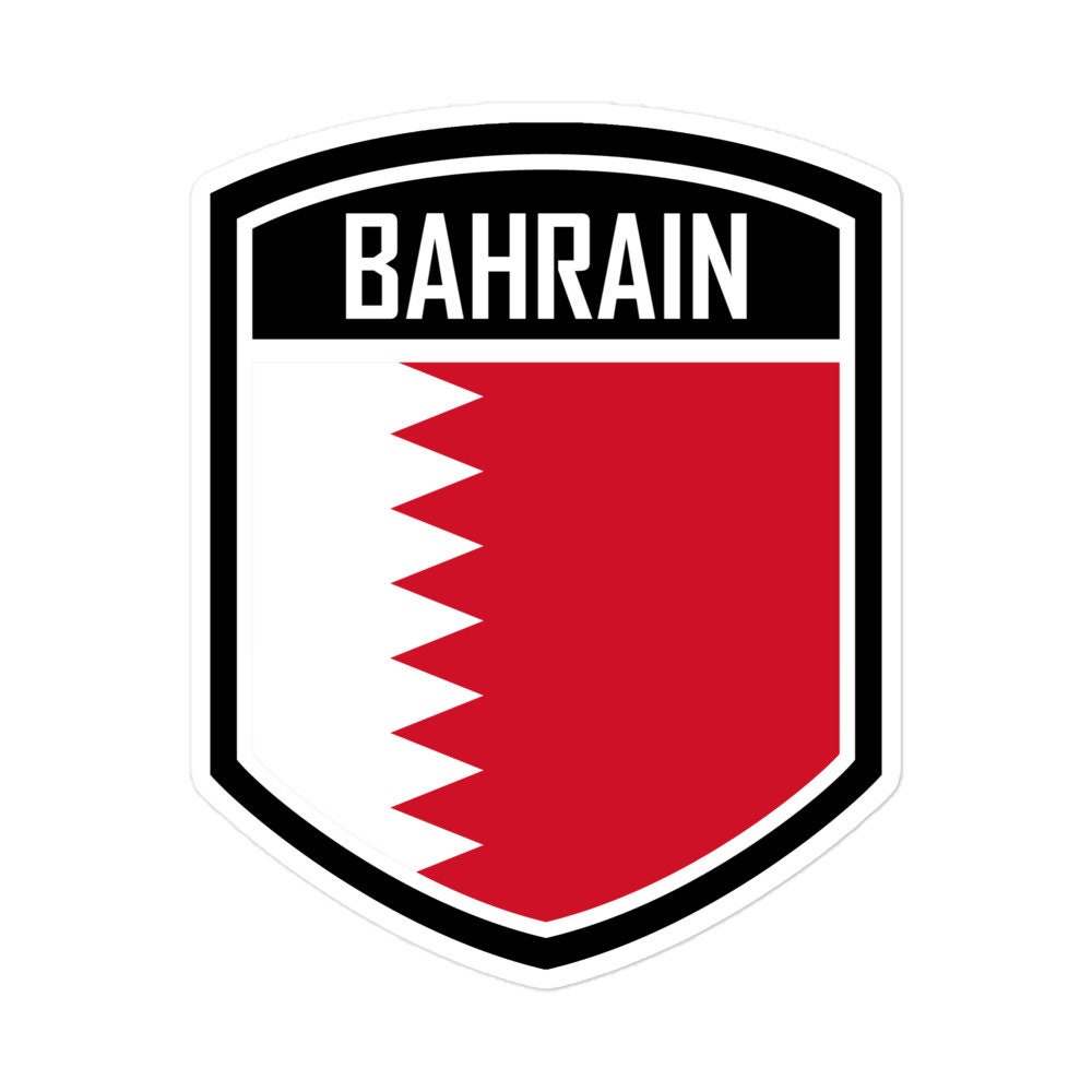 Bahrain Flag Emblem Stickers - Etsy