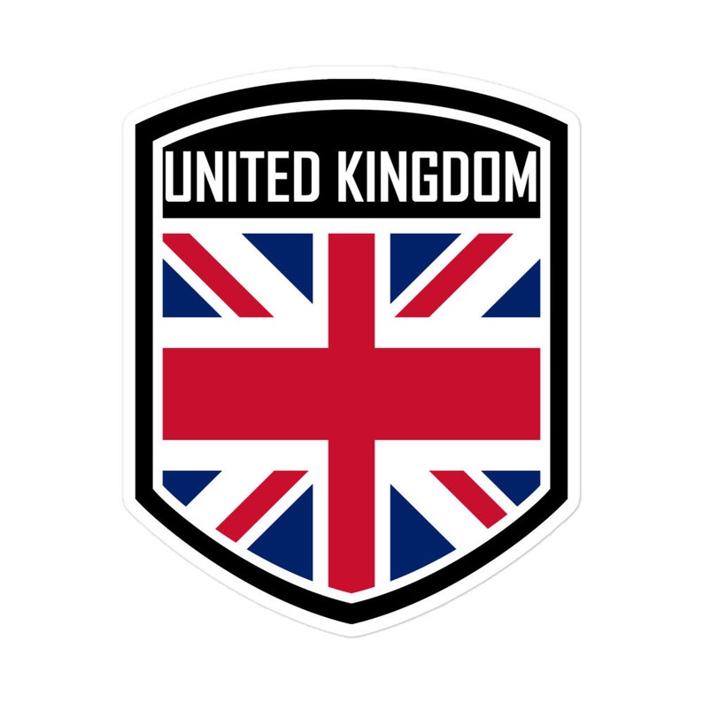 United Kingdom Flag Emblem Stickers High-quality Vinyl - Etsy