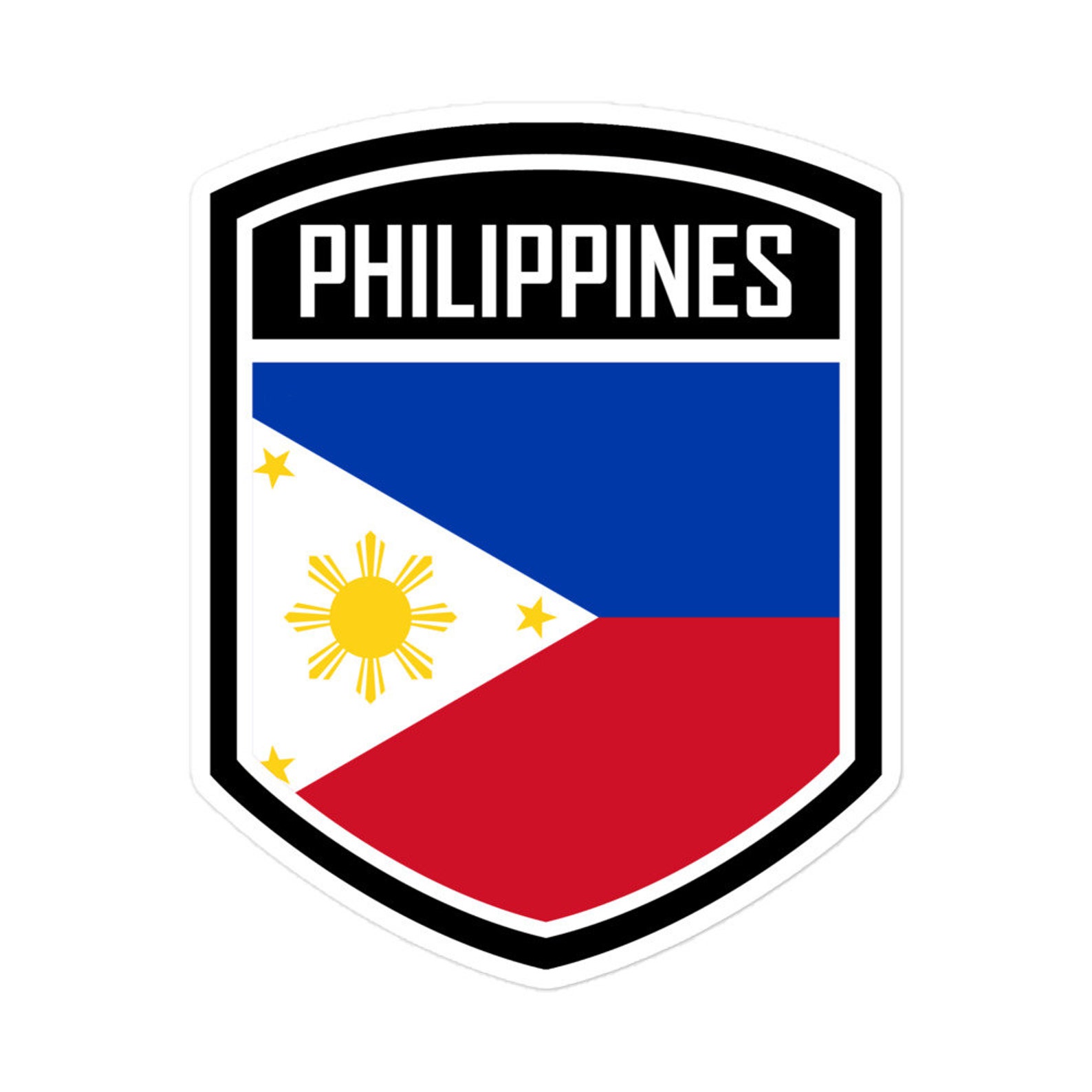 Show Your Pinoy Pride With Philippines Flag Emblem Stickers 3 Sizes ...