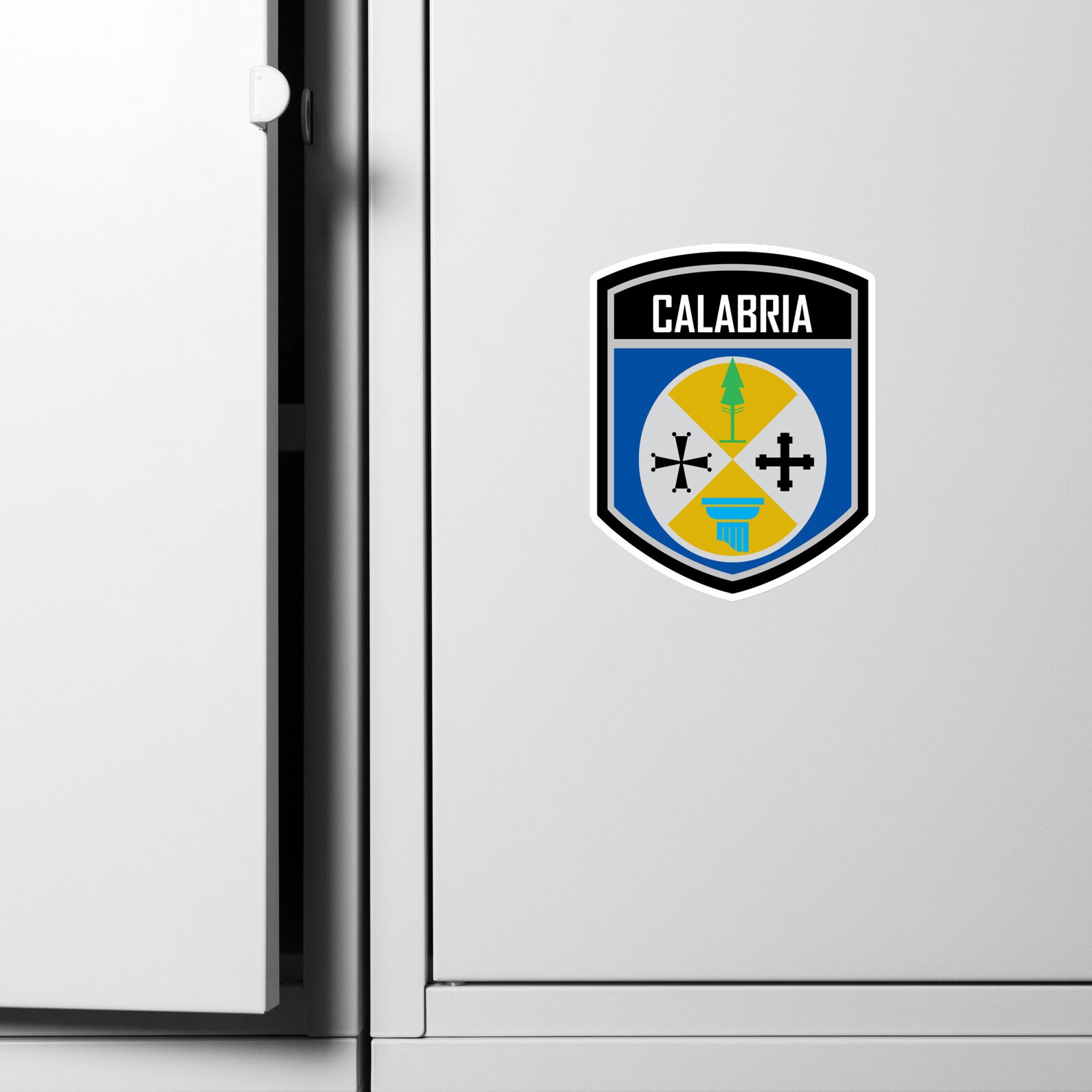 Calabria Flag Emblem Magnet - Capture the Beauty of Southern Italy! - Etsy