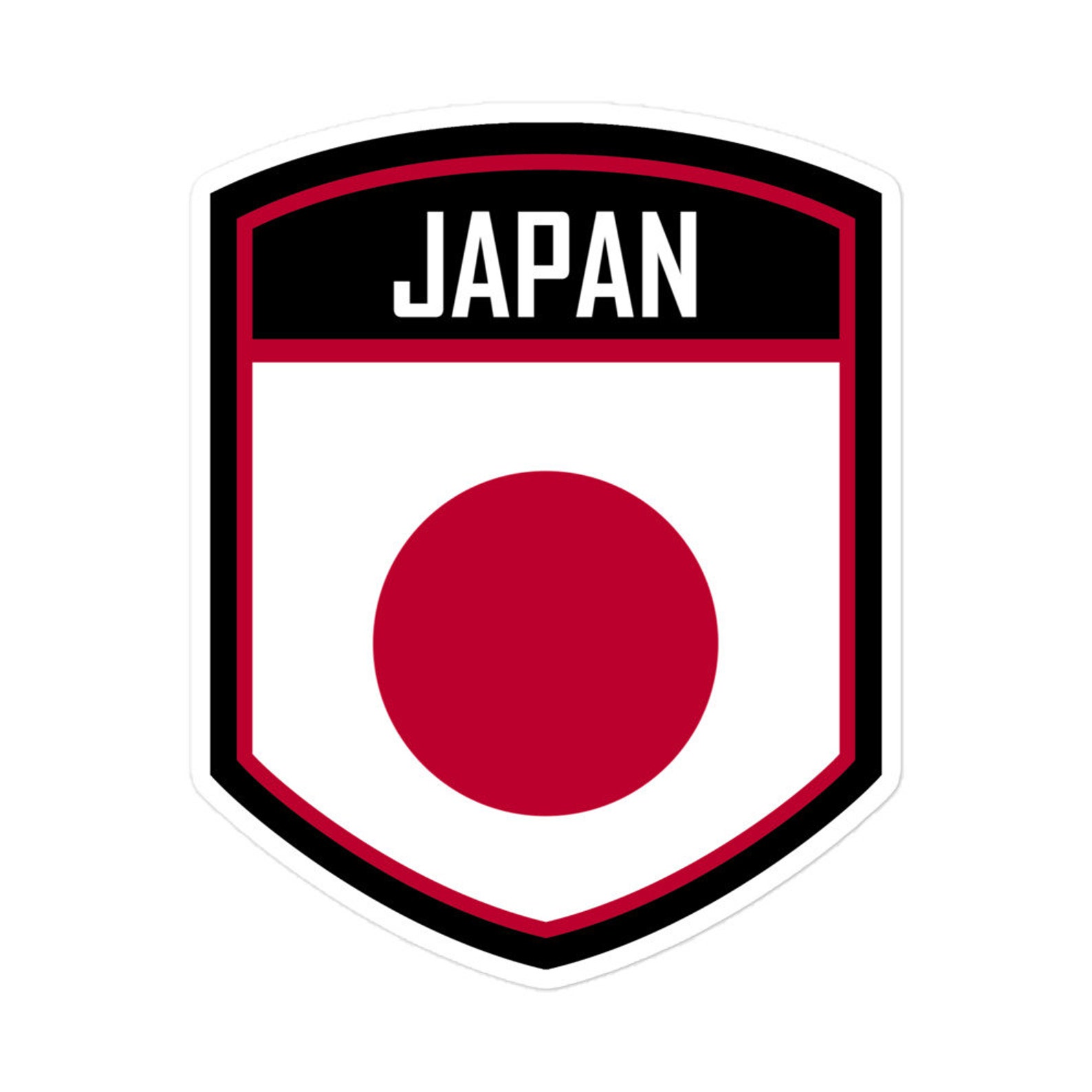 Japan Flag Emblem Stickers Display Your Love for Japan With Durable ...