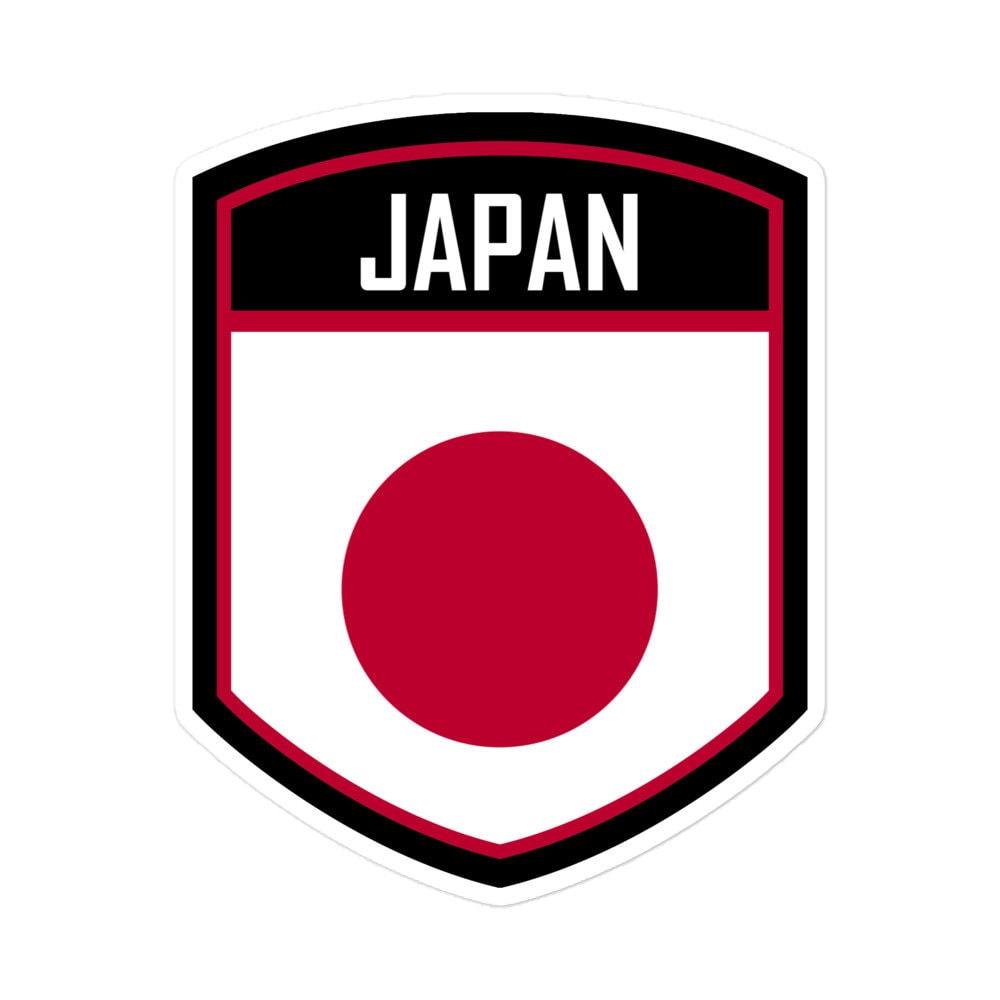 Japan Flag Emblem Stickers Display Your Love for Japan With Durable ...