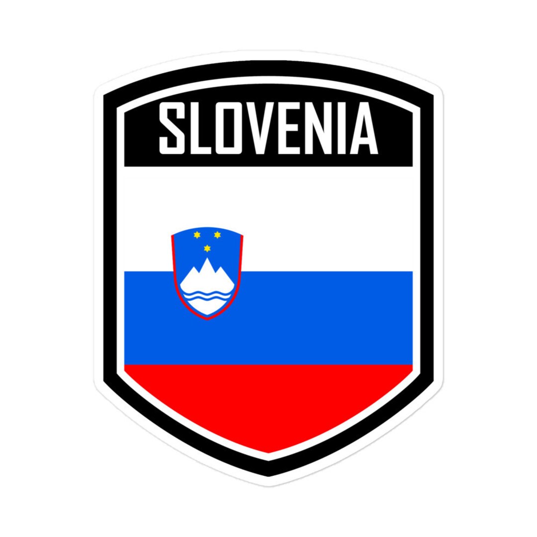 Slovenia Flag Emblem Stickers - Durable Vinyl Stickers - Etsy