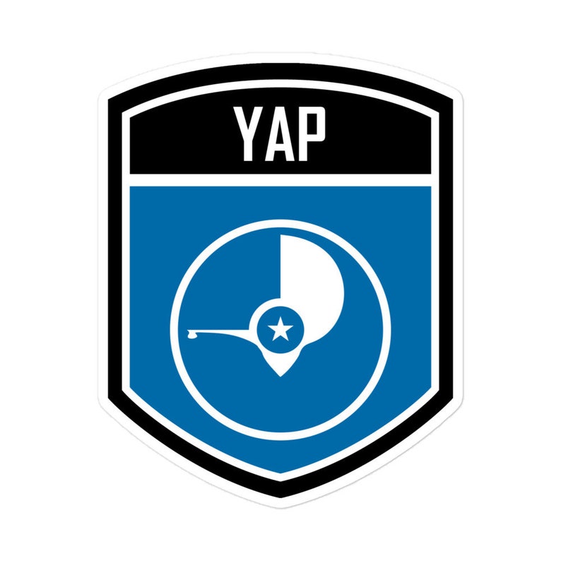 Yap State Flag Emblem Stickers - Durable and High-quality Vinyl - Etsy